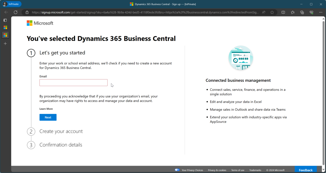Ways to create a BC test environment – Business Central Blog